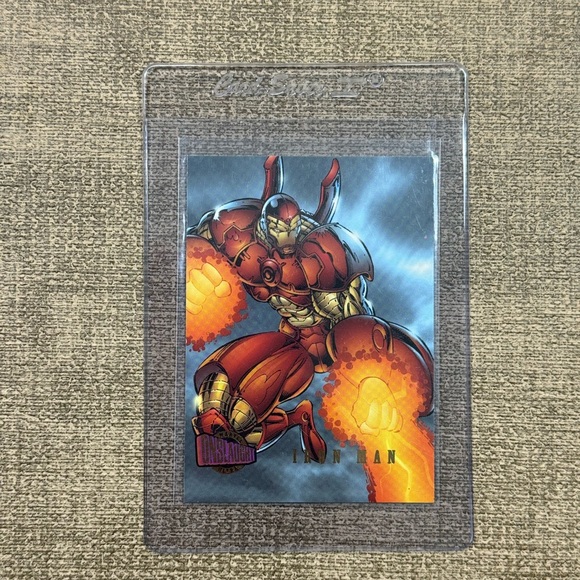 Marvel | Other | Vintage Iron Man Onslaught Marvel Card | Poshmark
